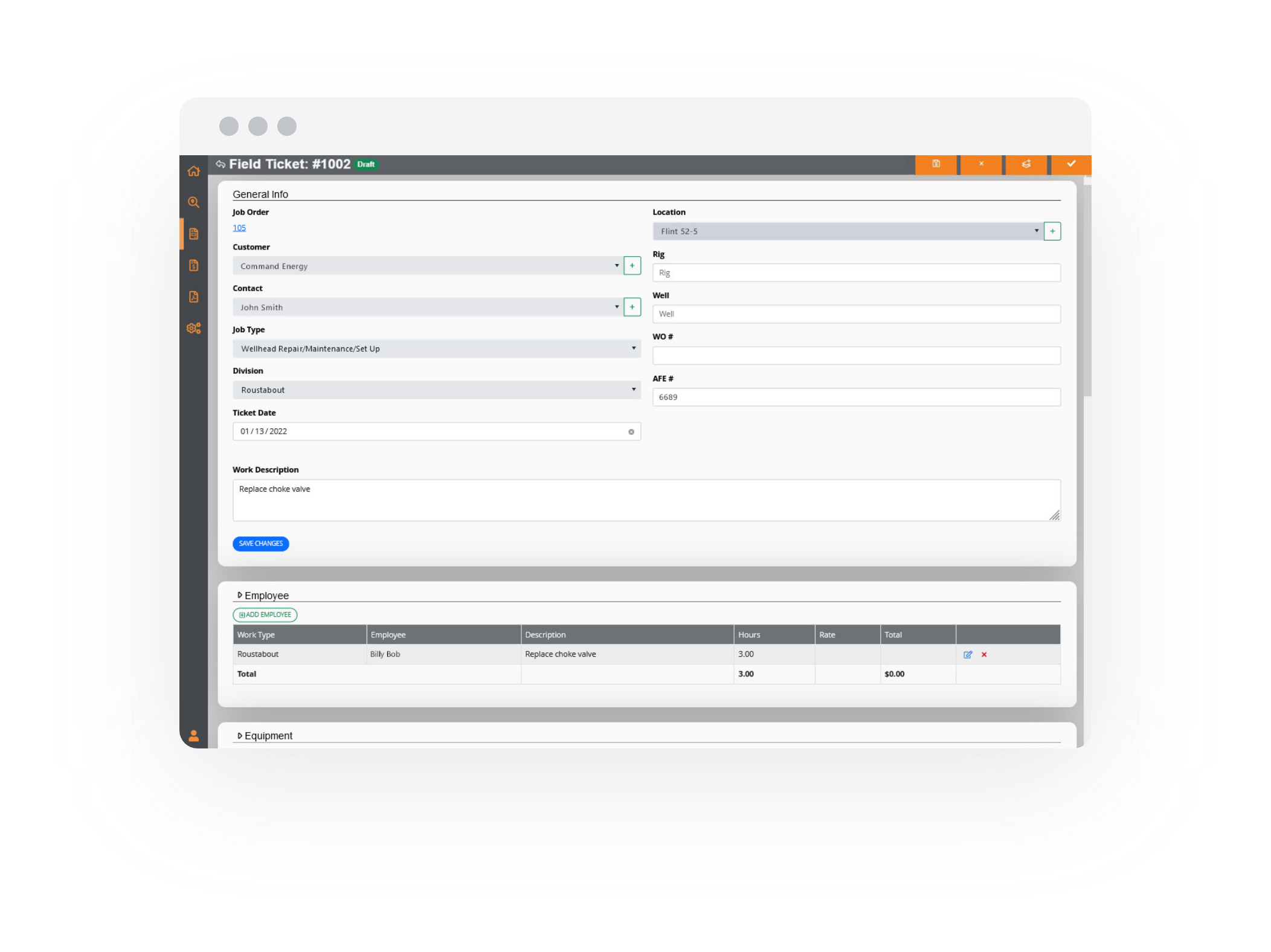 Field Tickets - Fieldwise OFS