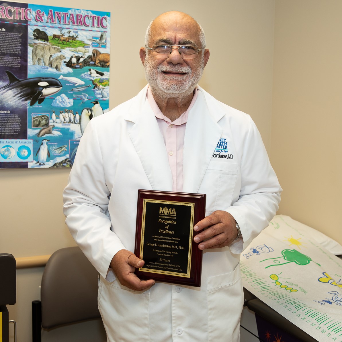 Dr. George recognized for 50 years in medicine